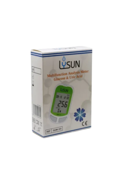 Kit Complet Analyseur Acide Urique Lysun + 25 Tests + 25 Auto-Piqueurs ...